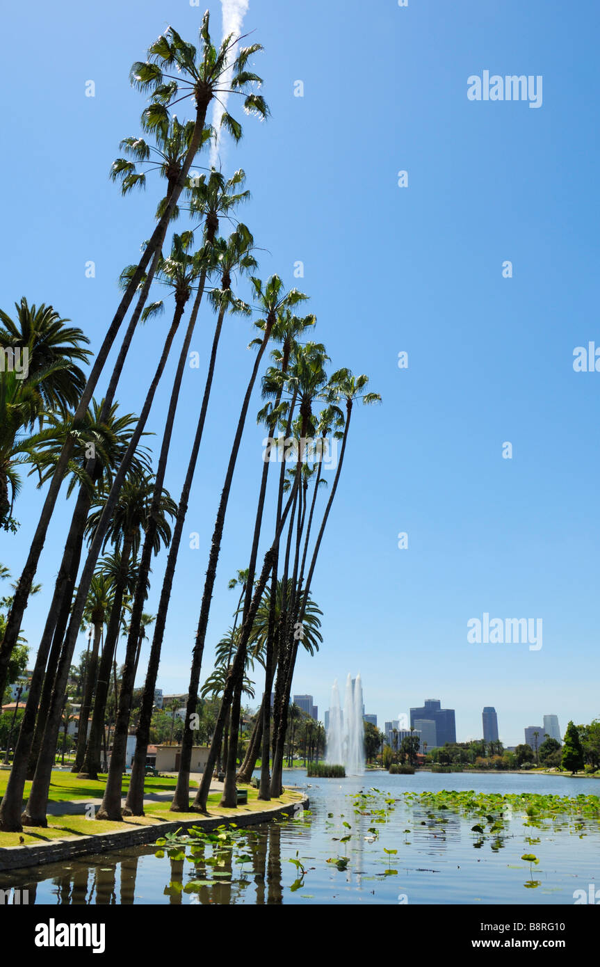 Echo Park Lake, Los Angeles CA Stock Photo - Alamy