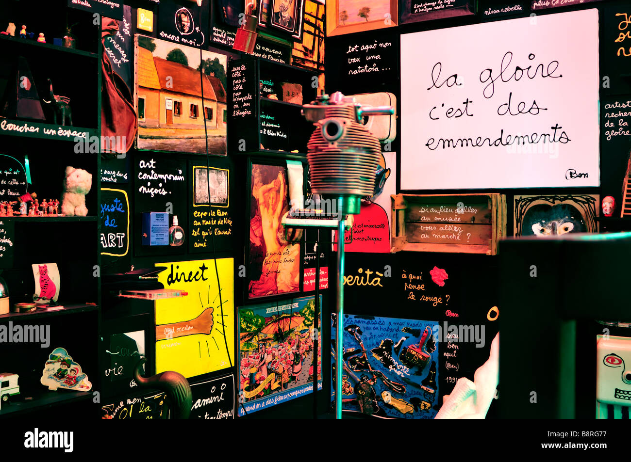 Nice, France, Inside Views of "Musée d'Art Moderne et d'Art ...