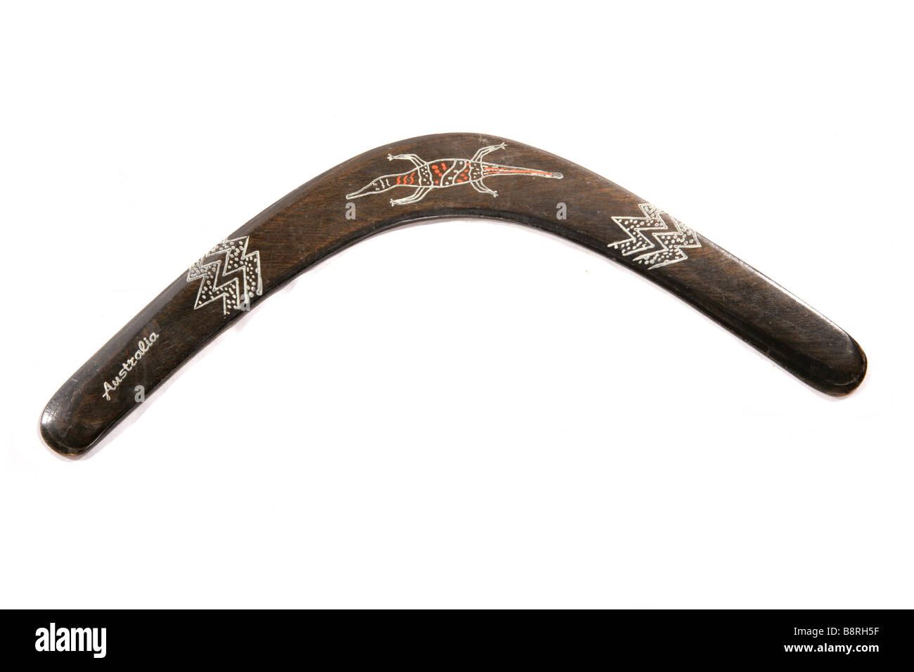 Australian boomerang cutout Stock Photo - Alamy
