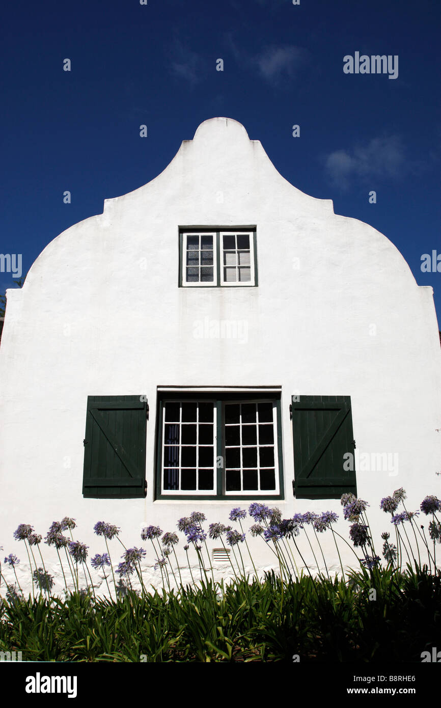 typical cape dutch gabled house in swellendam south africa Stock Photo ...