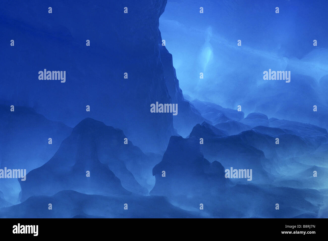 typical landscape - blue ice, Greenland Stock Photo - Alamy