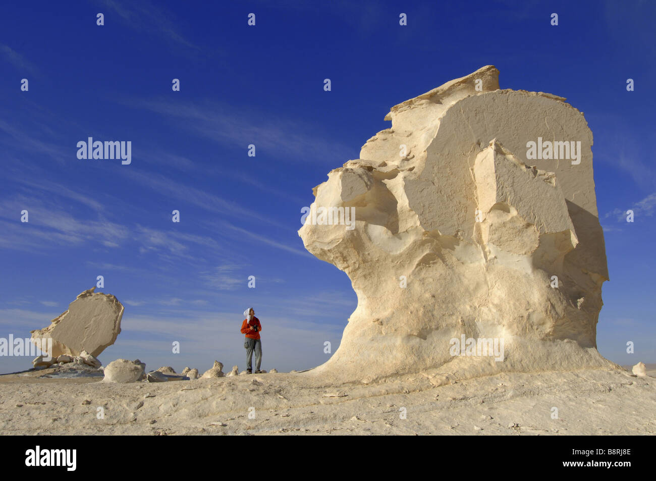 rock formation in the White Desert, Egypt, White Desert National Park ...