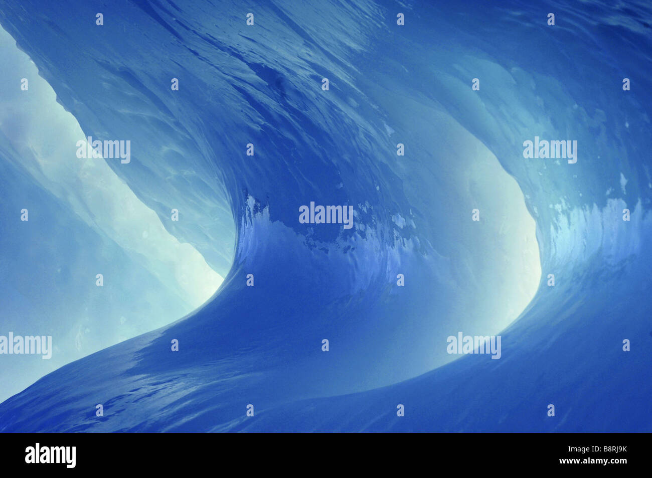 blue ice - blue wave, Greenland Stock Photo - Alamy