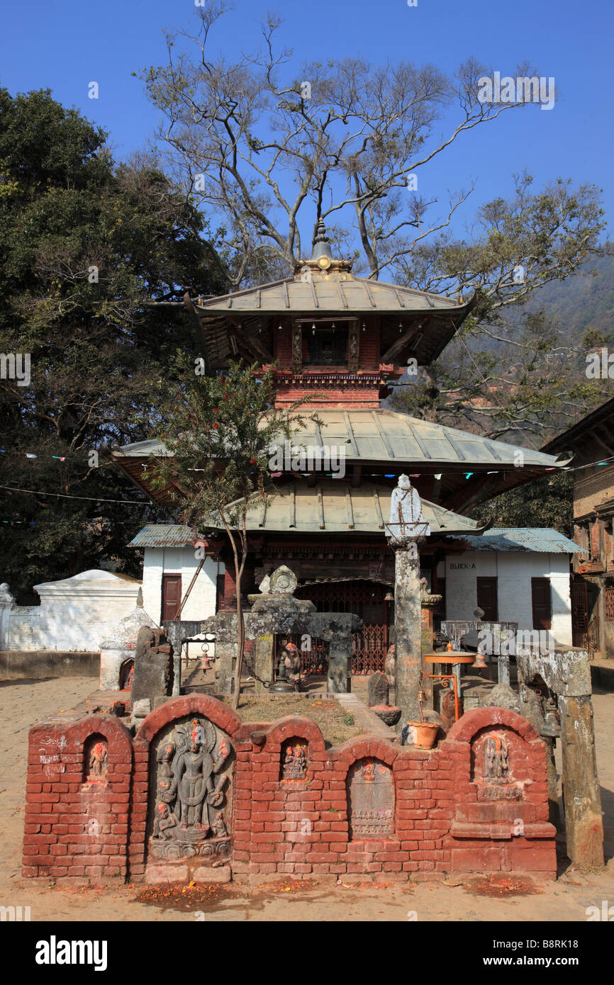 Nepal Kathmandu Valley Ichangu Narayan hindu shrine Stock Photo - Alamy