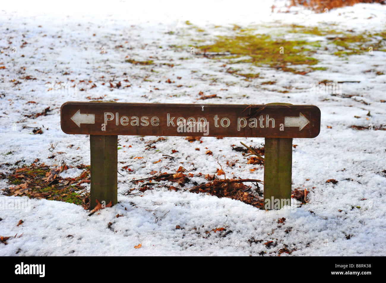 Please keep to the path hi-res stock photography and images - Alamy
