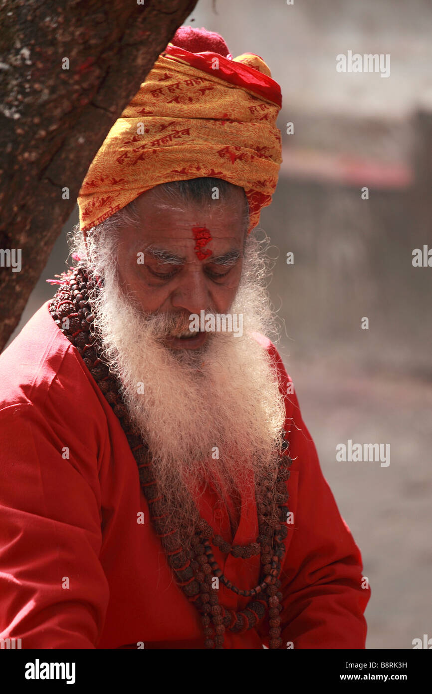 Kathmandu religious holy man asia hi-res stock photography and images ...