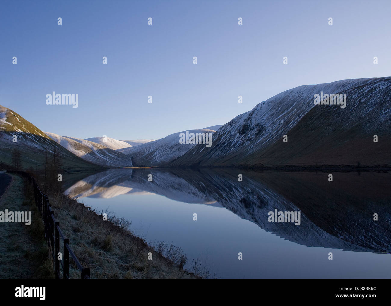 Talla reservoir in late november 2008 Stock Photo - Alamy