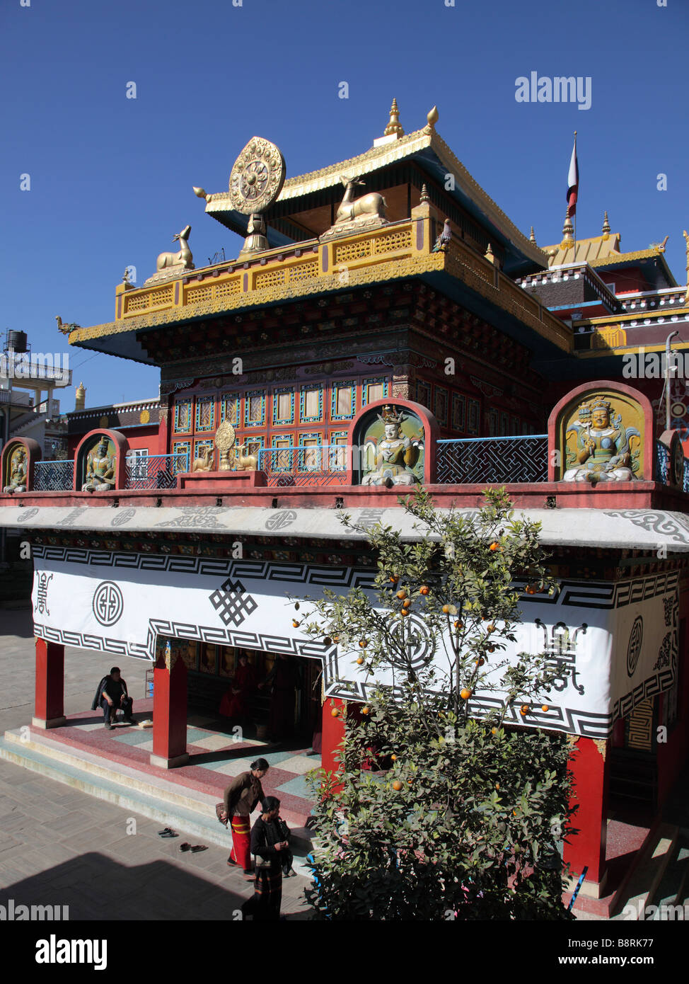 Buddhist monastery nepal hi-res stock photography and images - Alamy