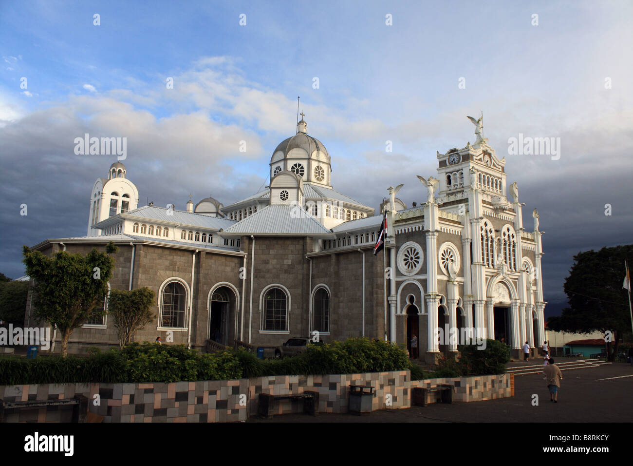 The Basilica de Nuestra Senora de los Angeles in Cartago, Costa Rica ...