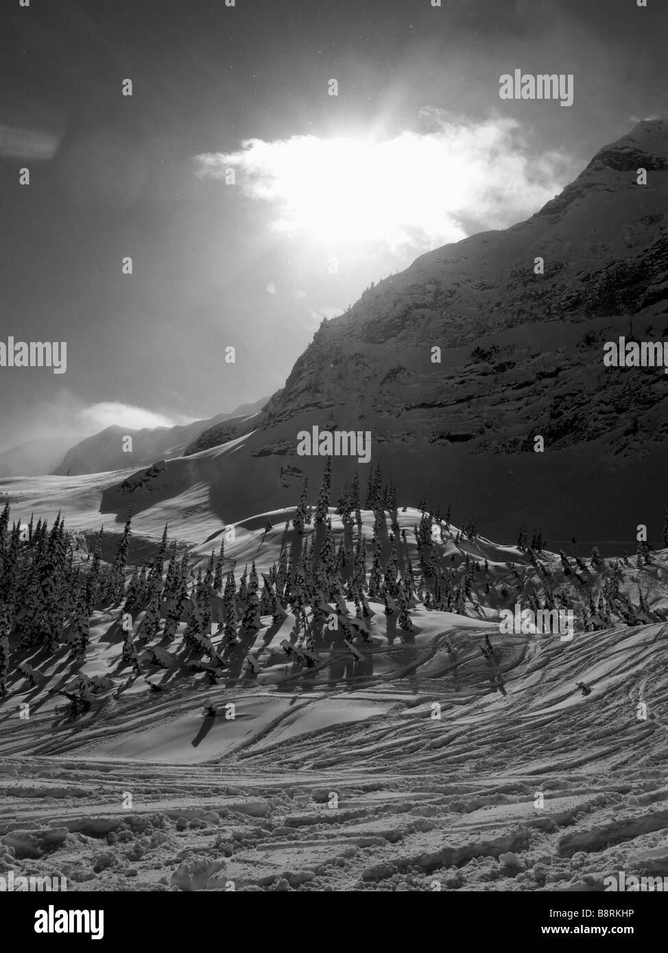 Canadian Mountain Scene Fernie, canada Canadian Mountain Scene Stock ...