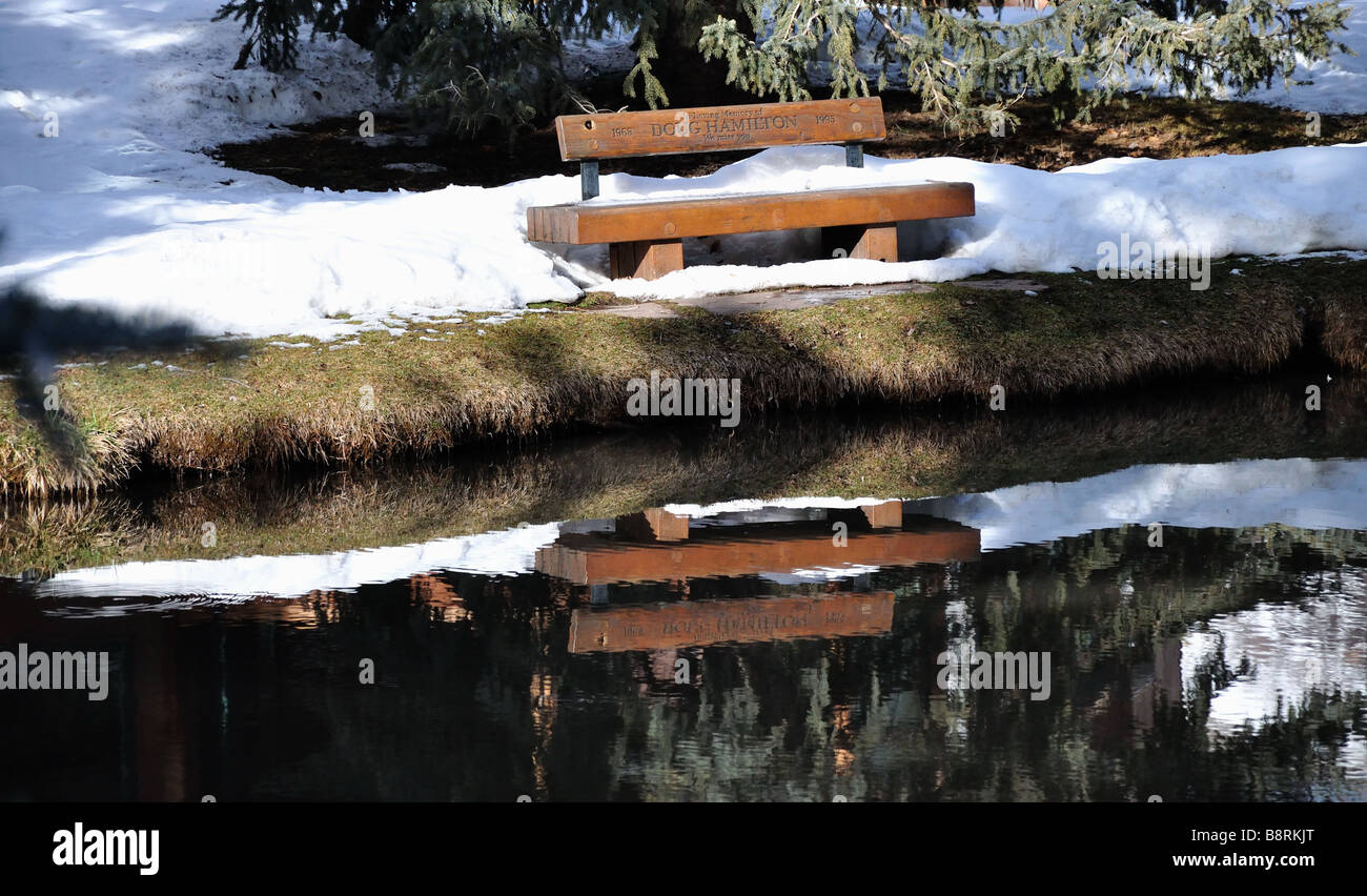 Bench water hi-res stock photography and images - Alamy