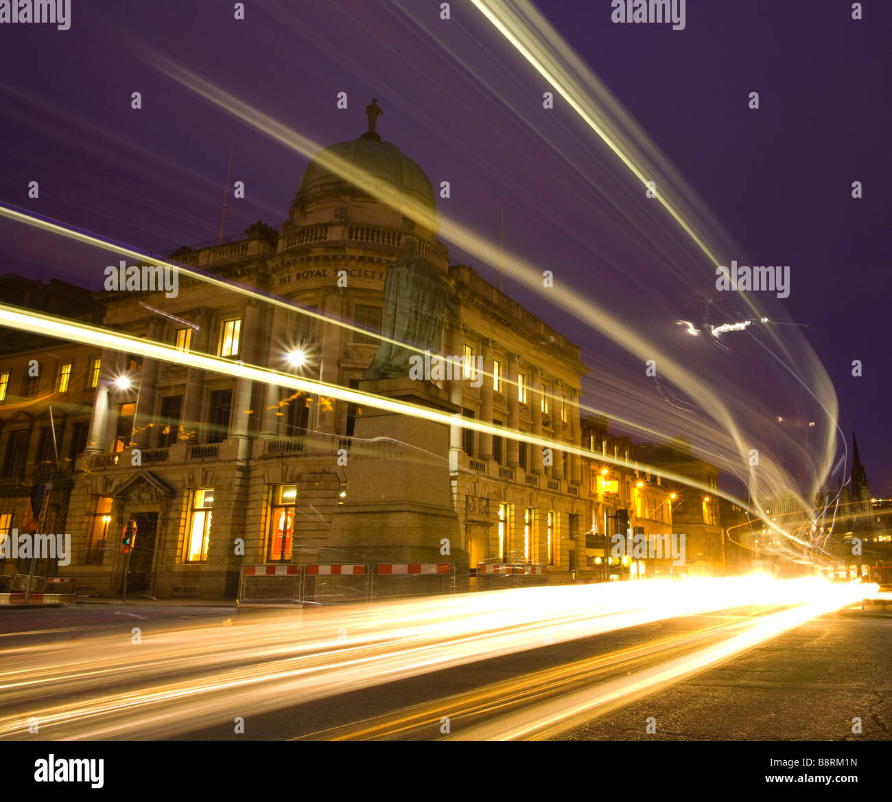 Scotland Edinburgh Edinburgh City Rush hour traffic on Hanover Street ...