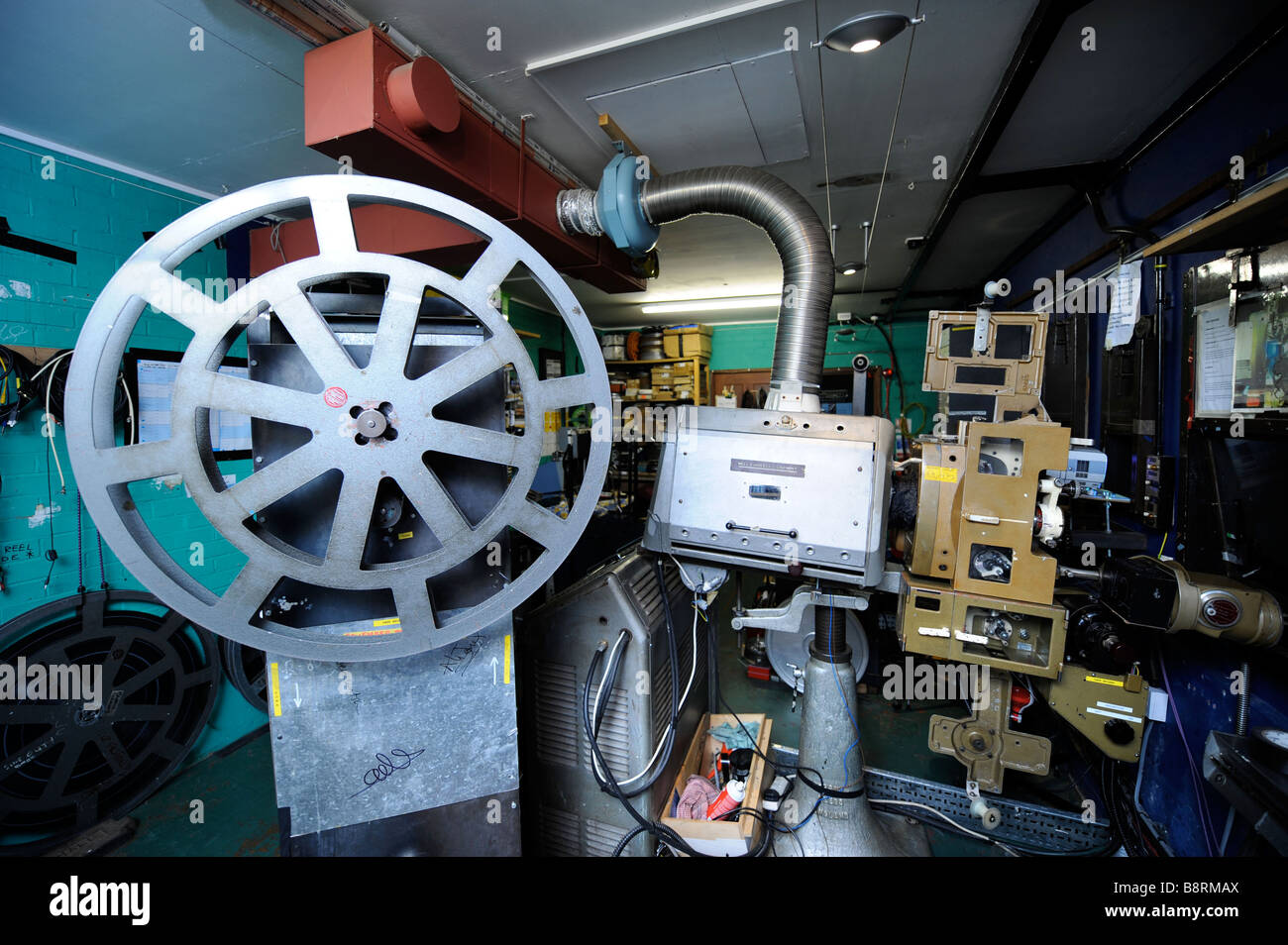 A BELL HOWELL GAUMONT PROJECTOR AT THE CUBE MICROPLEX INDEPENDENT ...