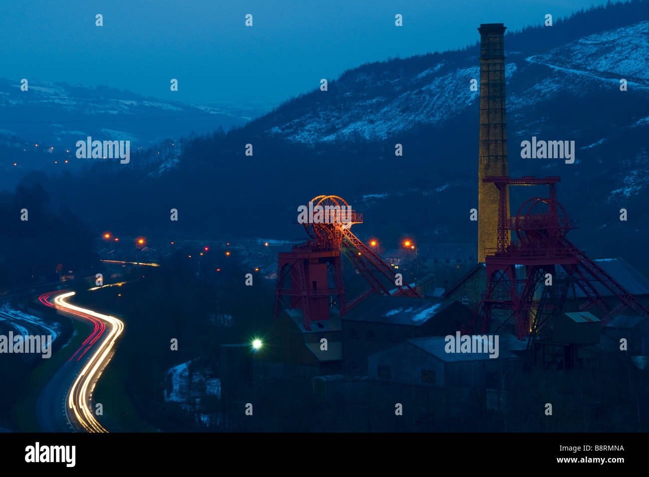 Rhondda Heritage Park colliery Porth Rhondda Valley South Wales UK ...