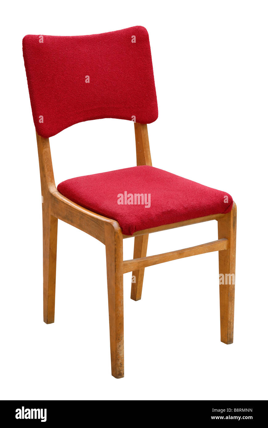 Old red chair Cut Out Stock Images & Pictures - Alamy