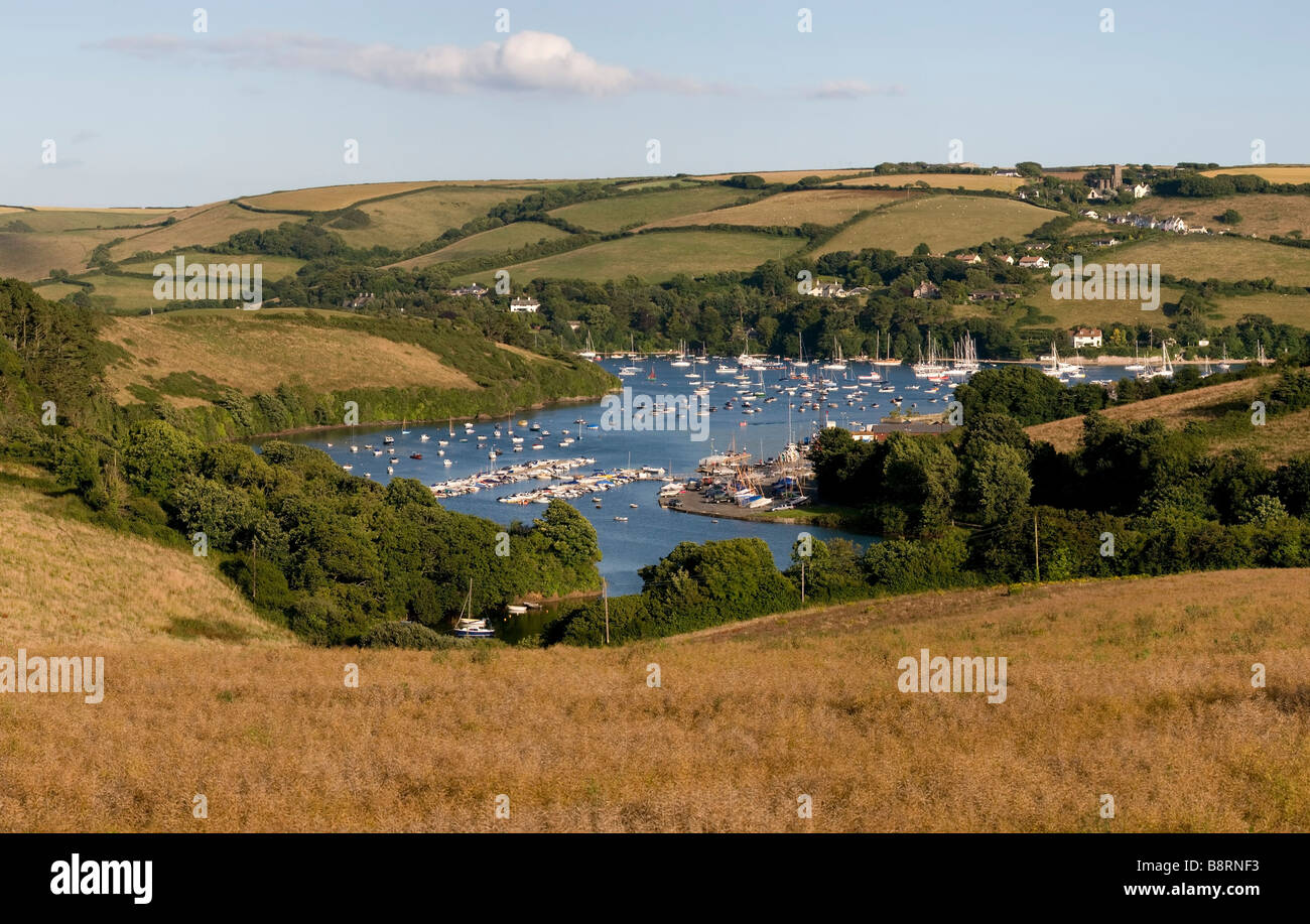 view of the kingsbridge estuary salcombe devon england uk Stock Photo ...