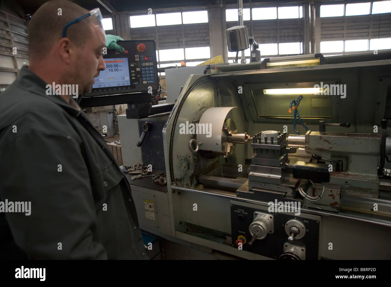 Inside a factory making manufactured goods with steel Stock Photo - Alamy