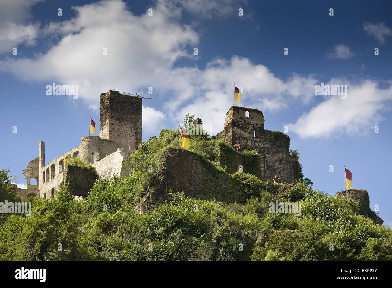 Castle ruin metternich beilstein germany hi-res stock photography and ...