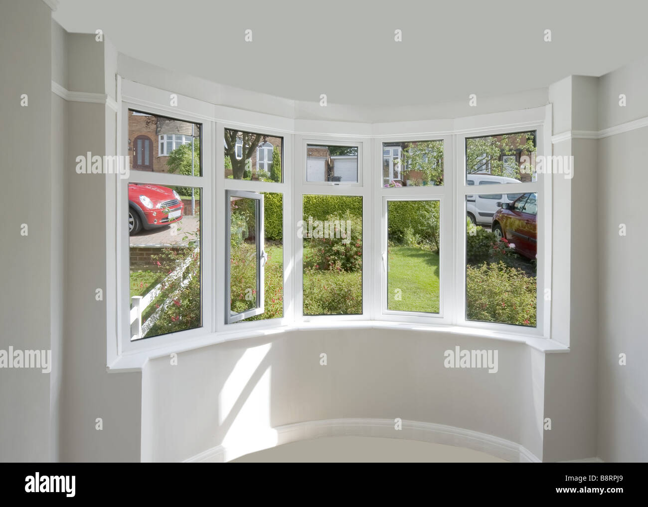 bay window in house Stock Photo - Alamy