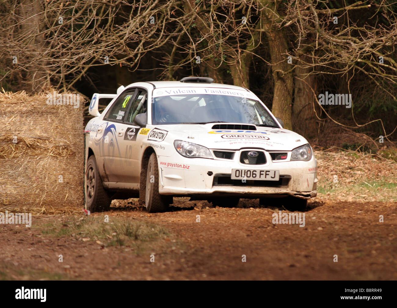 Motor sport racecar subaru chicane hi-res stock photography and images ...