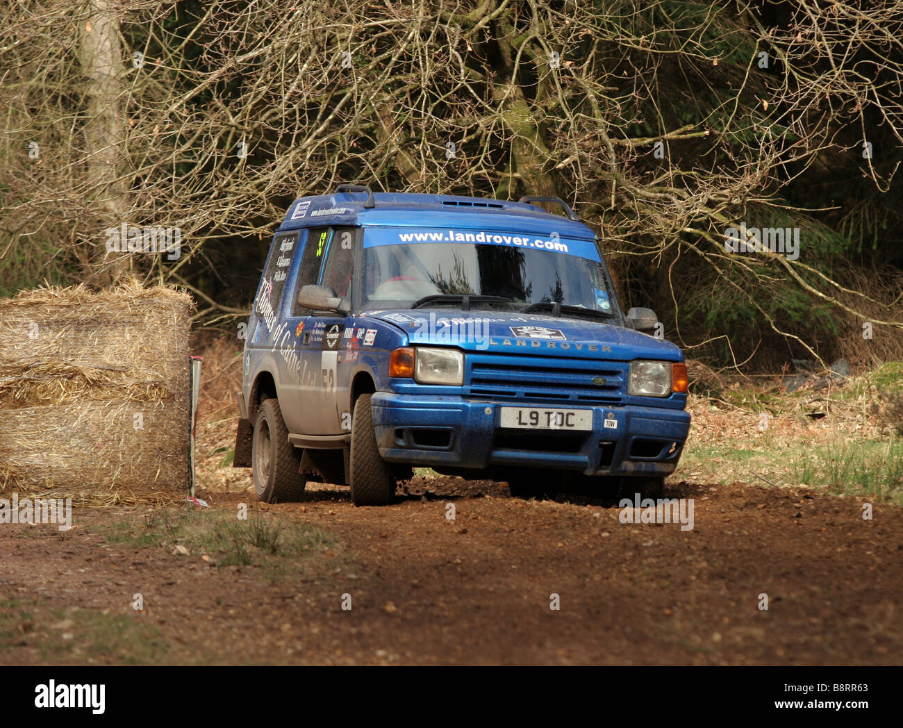 Rally car race chicane hi-res stock photography and images - Alamy