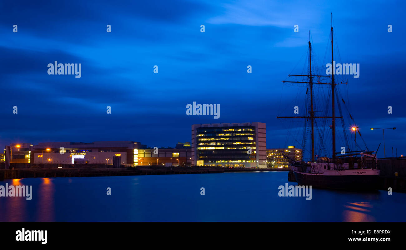 Scotland Edinburgh Leith Ocean terminal shopping mall a modern ...