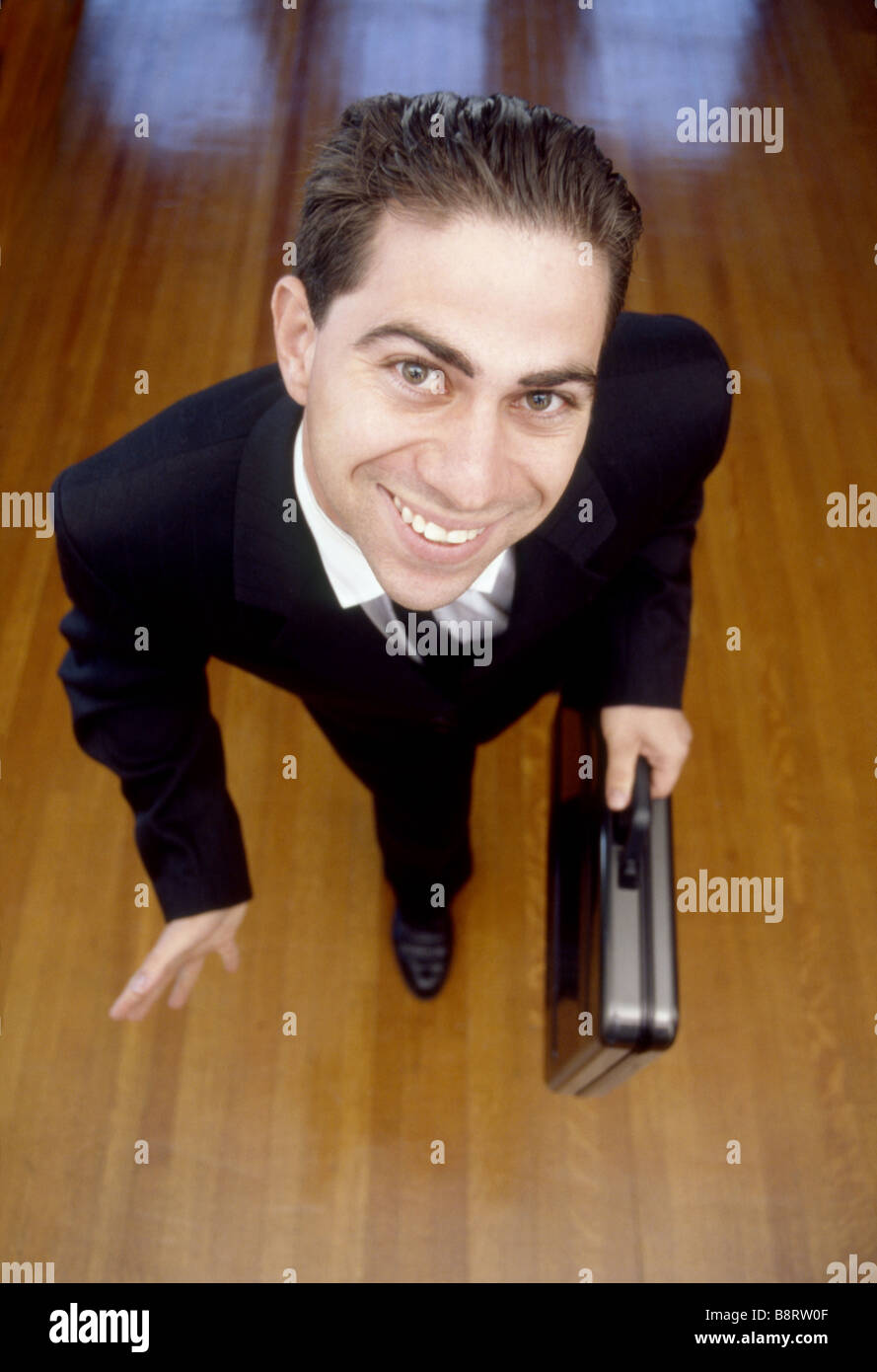 Business Working Man on his way to his new office job Stock Photo - Alamy