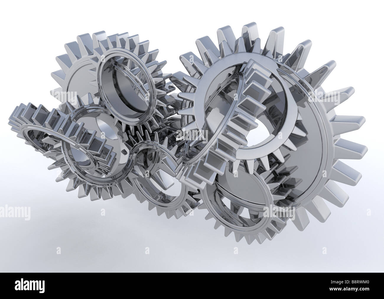 Interlocking gears hi-res stock photography and images - Alamy
