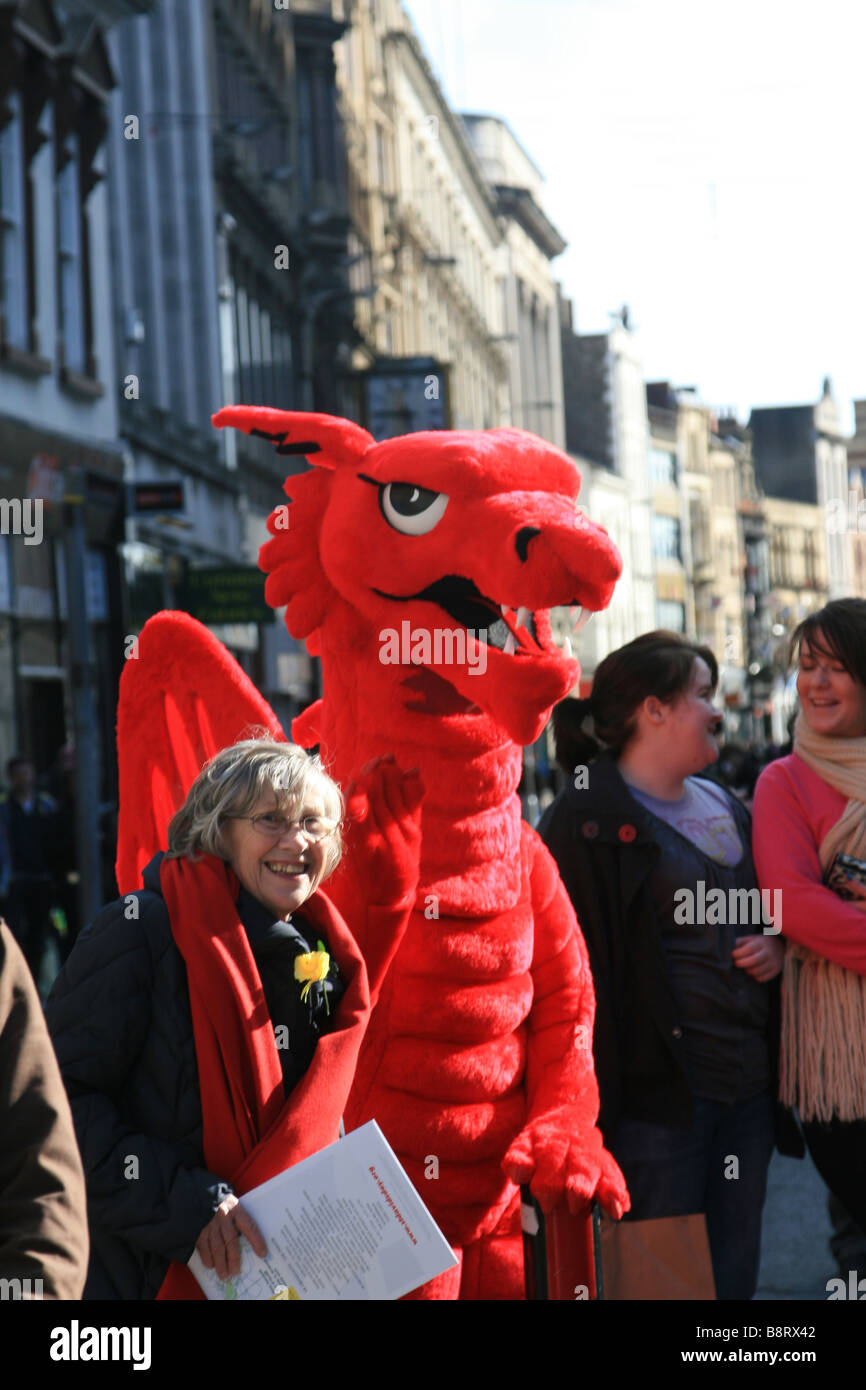 St davids flag hi-res stock photography and images - Alamy