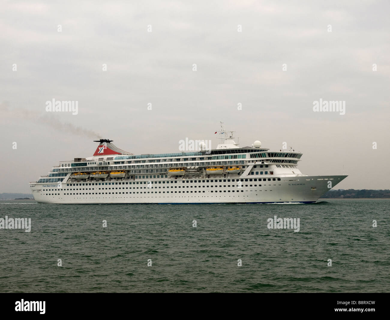 Fred Olsen cruise ship Balmoral leaving Southampton UK Stock Photo - Alamy