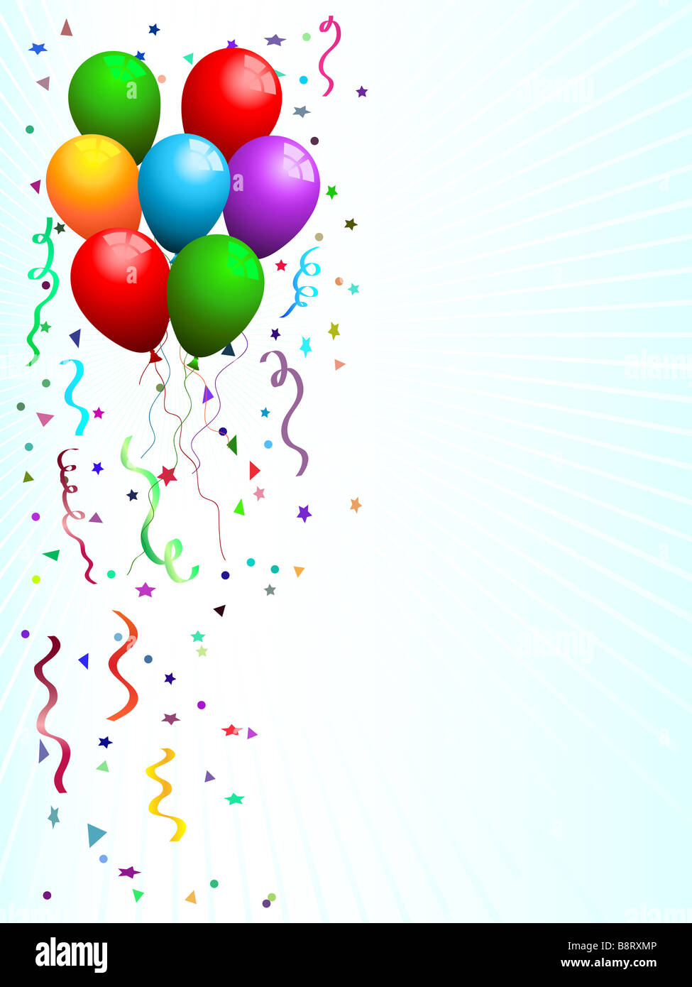 Celebration balloons confetti hi-res stock photography and images - Alamy
