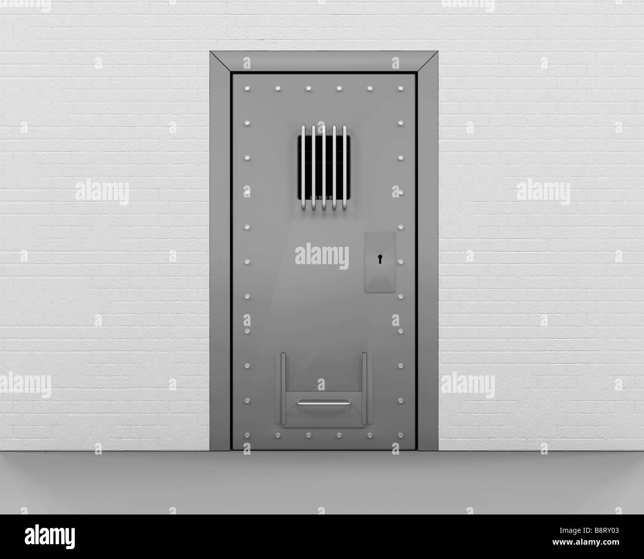 Prison cell door lock hi-res stock photography and images - Alamy