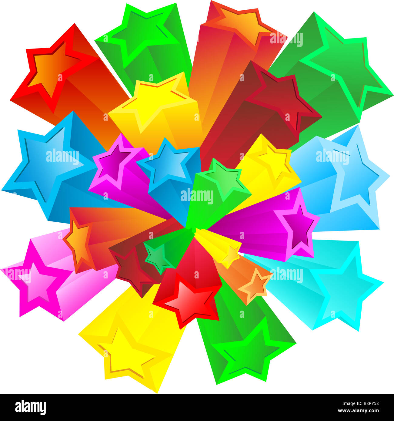 Star retro Cut Out Stock Images & Pictures - Alamy