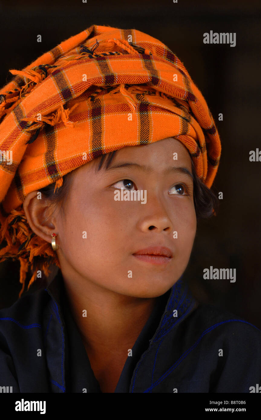young girl from Rangoon, Burma Stock Photo - Alamy