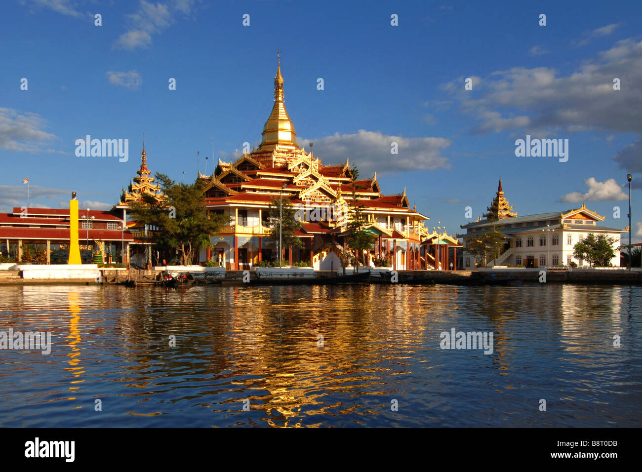 Phaung Daw U Pagoda at the Inle Lake, Burma, Rangoon Stock Photo - Alamy