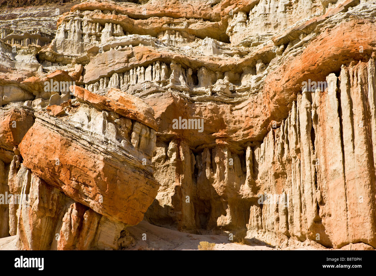 sedimentary rock formation Red Rock Canyon State Park California Untied ...