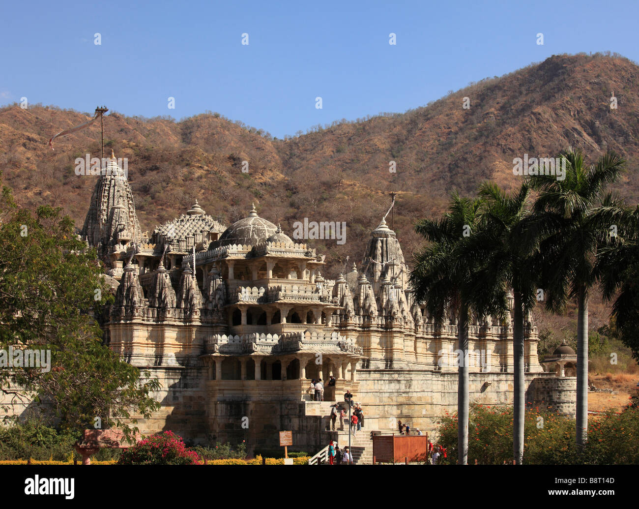 India Rajasthan Ranakpur Chaumukha Jain temple of Adinath Stock Photo ...