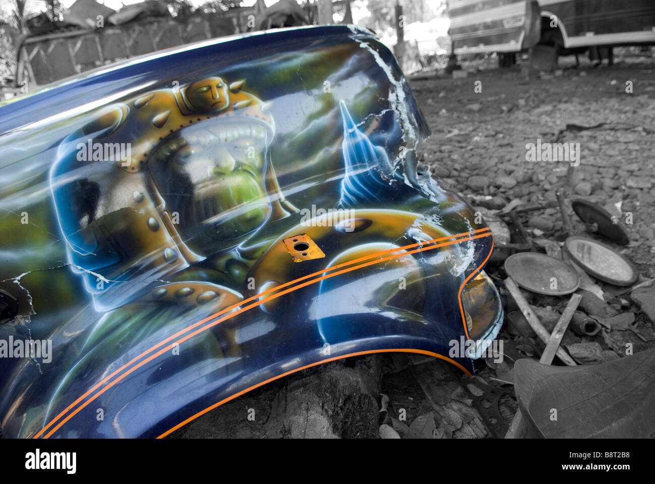 Bus destroyed hi-res stock photography and images - Alamy