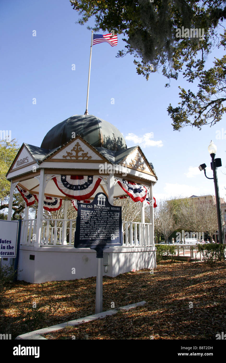 The old courthouse square in Downtown Ocala Florida USA Stock Photo - Alamy
