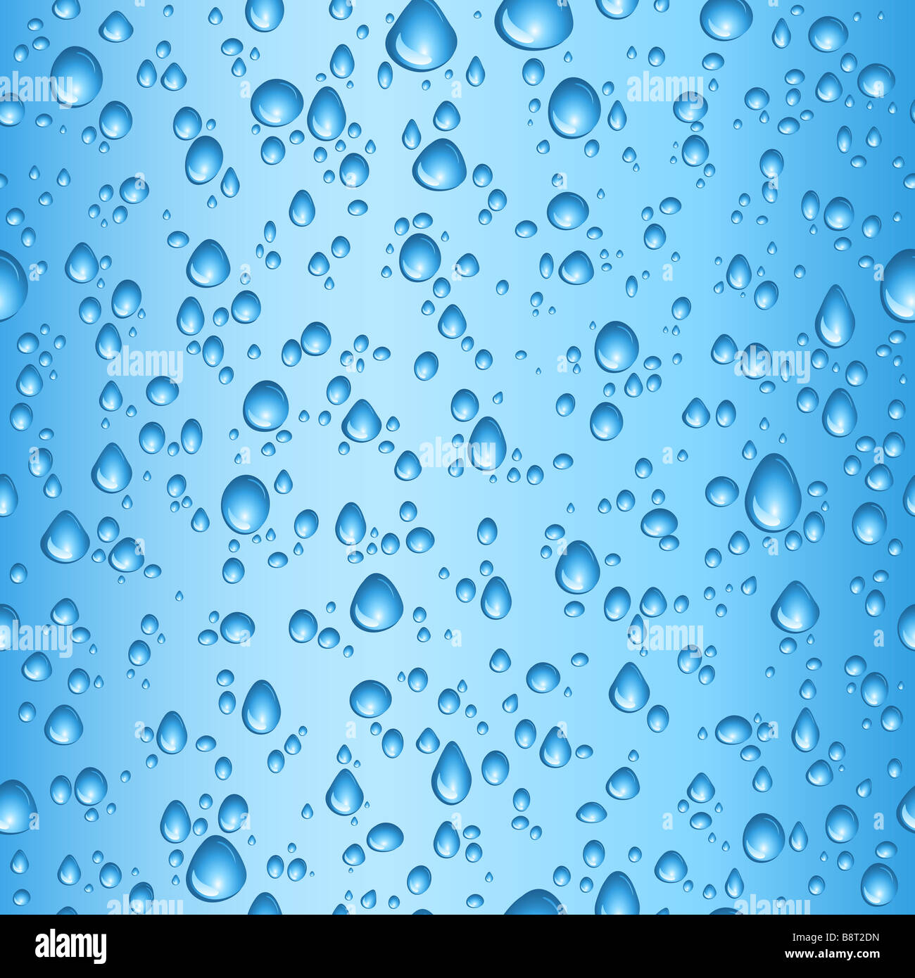 Seamless tile background of blue water drops Stock Photo - Alamy