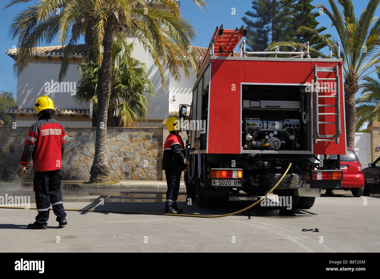 Spanish Fire Truck High Resolution Stock Photography and Images - Alamy