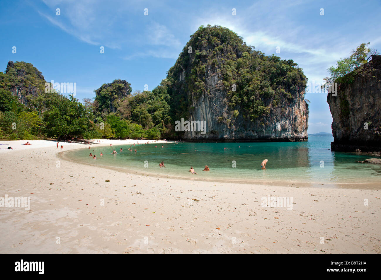 Southern Thailand: Hong Island: Lagoon and Beach Stock Photo - Alamy