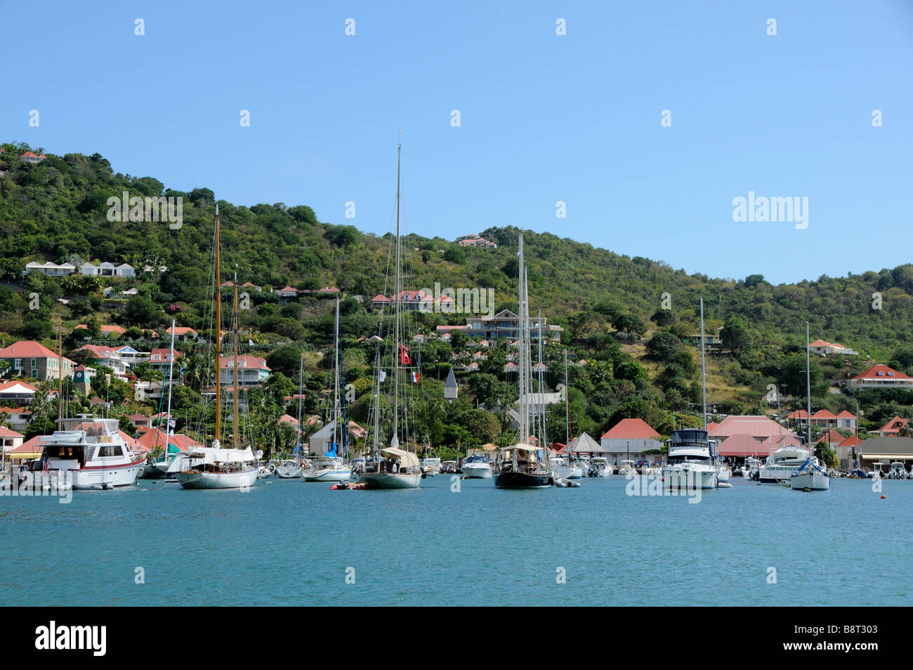 Harbour gustavia hi-res stock photography and images - Alamy