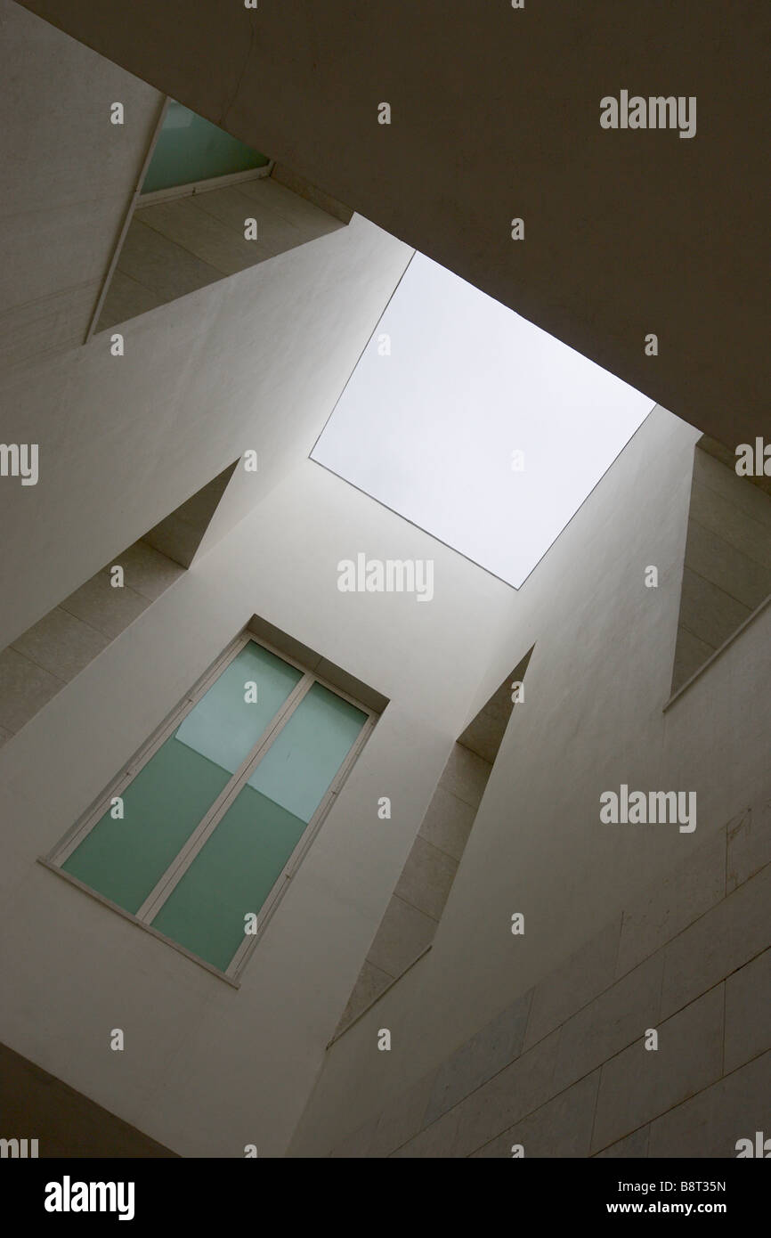 little square courtyard of modern building Stock Photo - Alamy