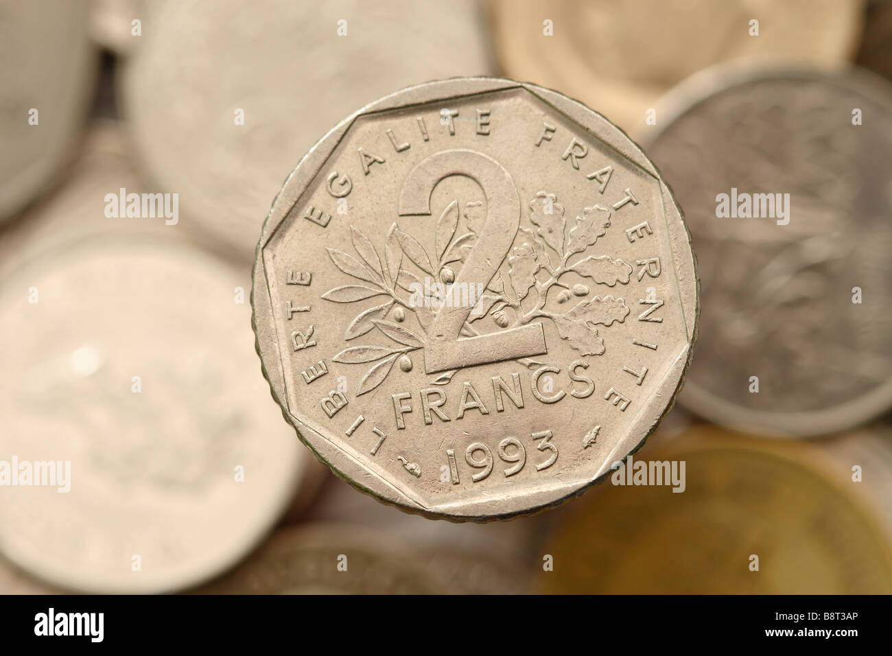 Euro coin france hi-res stock photography and images - Alamy