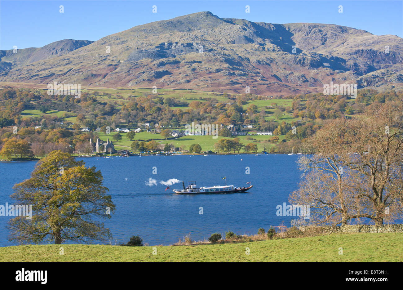 Coniston water pleasure steamer boat hi-res stock photography and ...