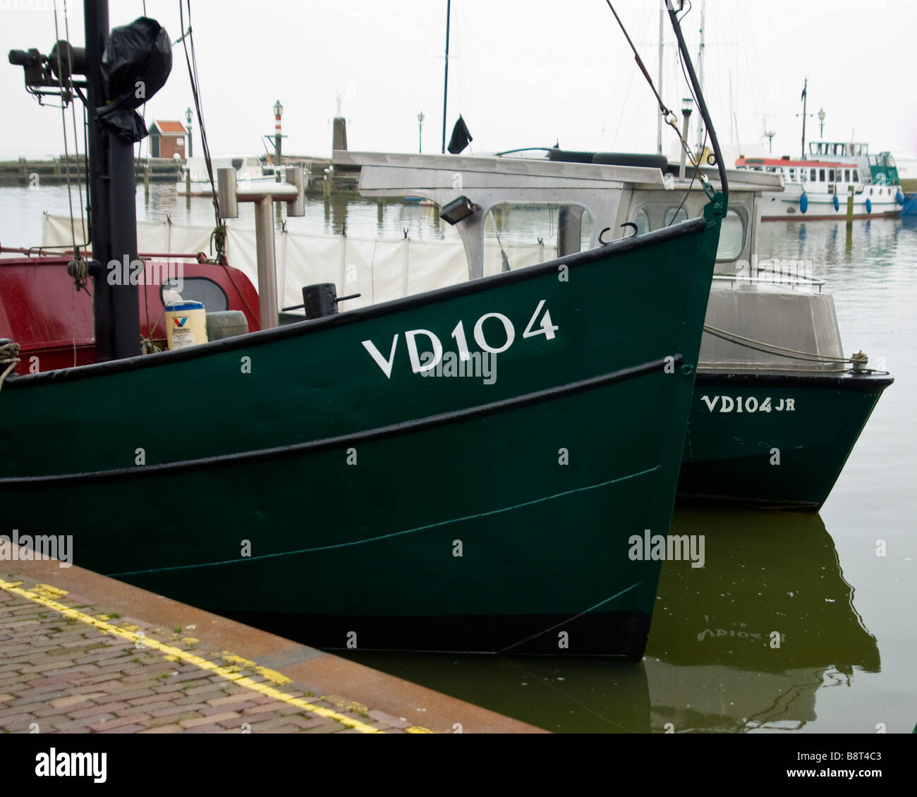 Hull of Boat at Volendam Stock Photo - Alamy