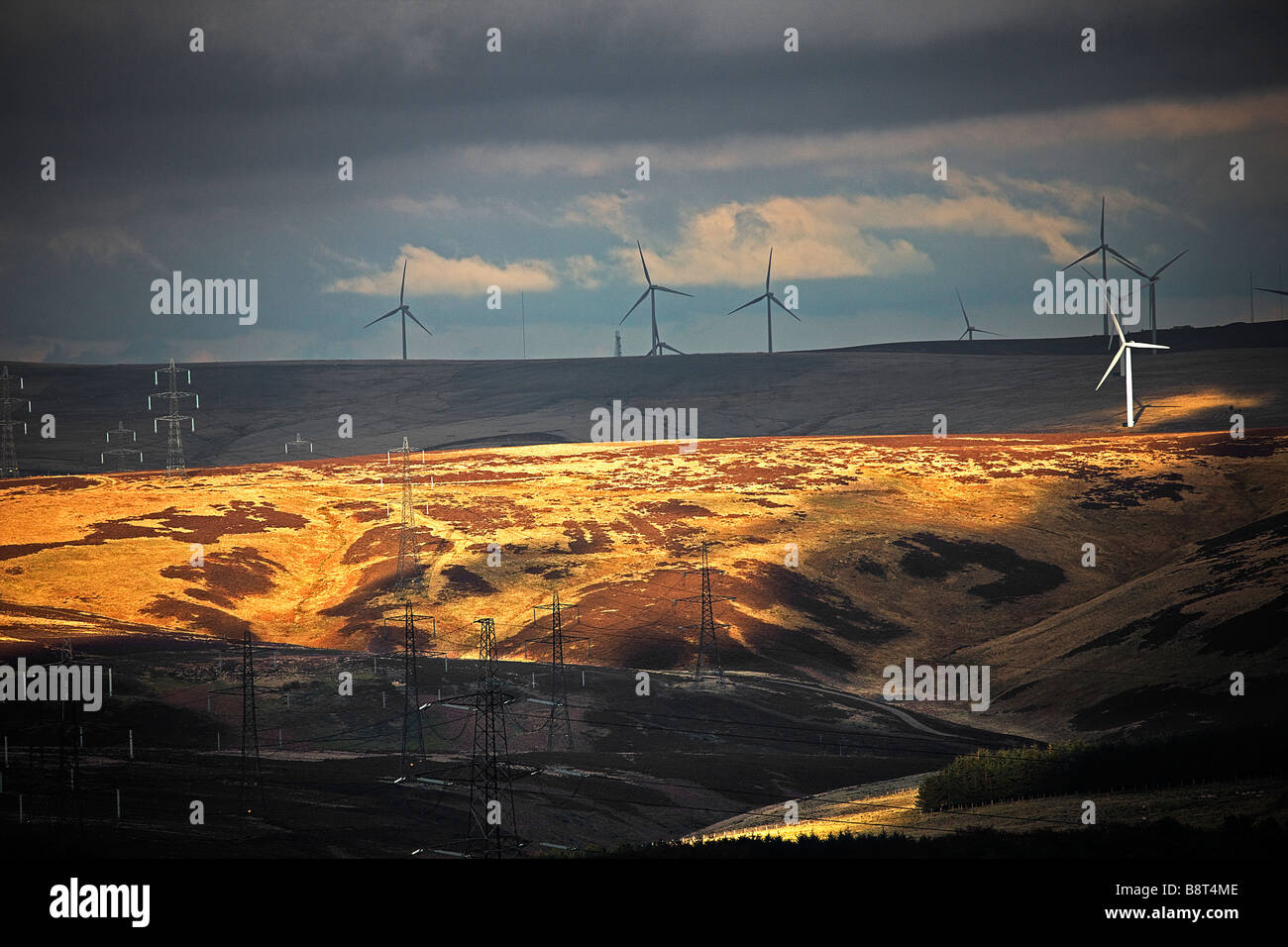 lammermuir hills. East lothian. Scottish Borders. Scotland Stock Photo ...