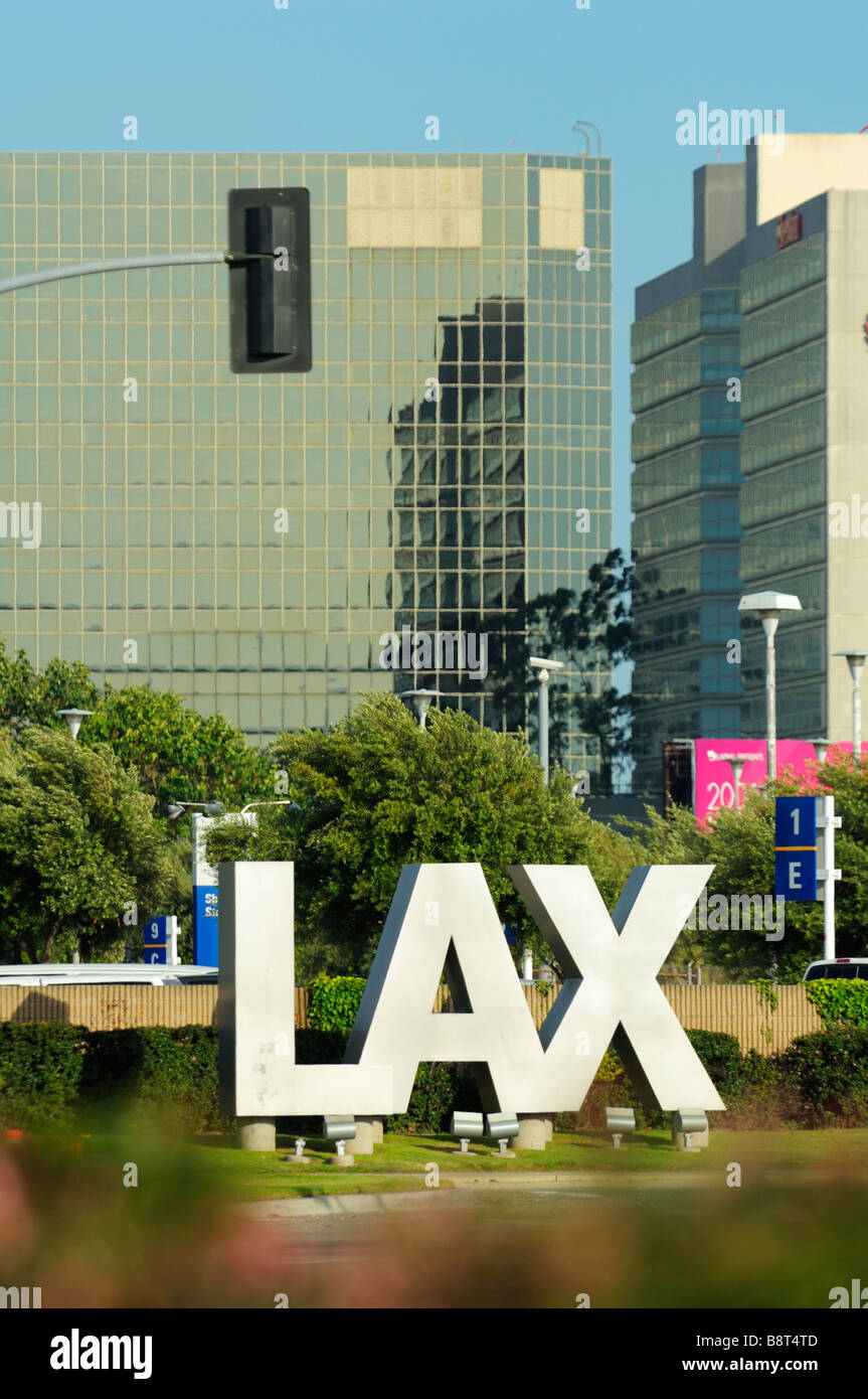 Los angeles lax airport sign hi-res stock photography and images - Alamy