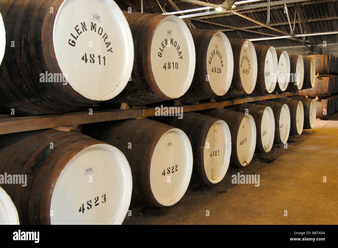 Glen Moray Whisky distillery Elgin Moray Aberdeenshire Scotland U K ...